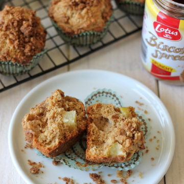 Biscoff Apple Muffins - Damn Delicious