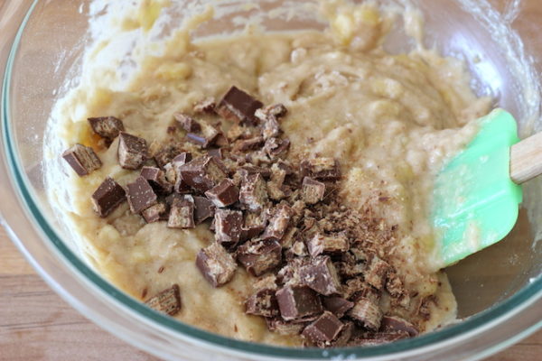 Banana Bread Kit Kat Muffins - Damn Delicious