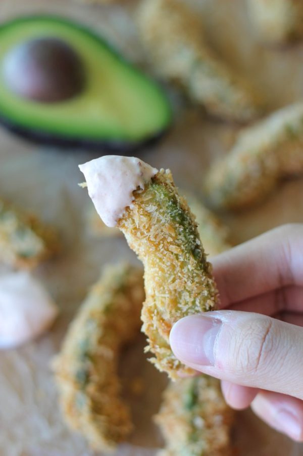 Fried Avocado with Chipotle Cream Sauce - Damn Delicious