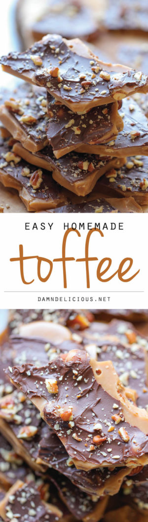 Easy Homemade Toffee - Damn Delicious