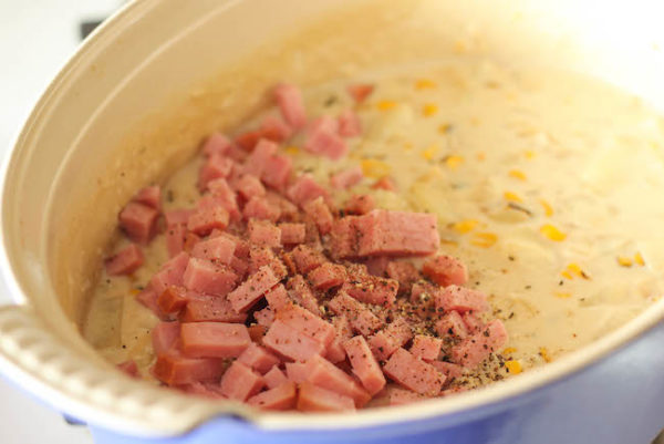 Potato Ham Chowder - Damn Delicious