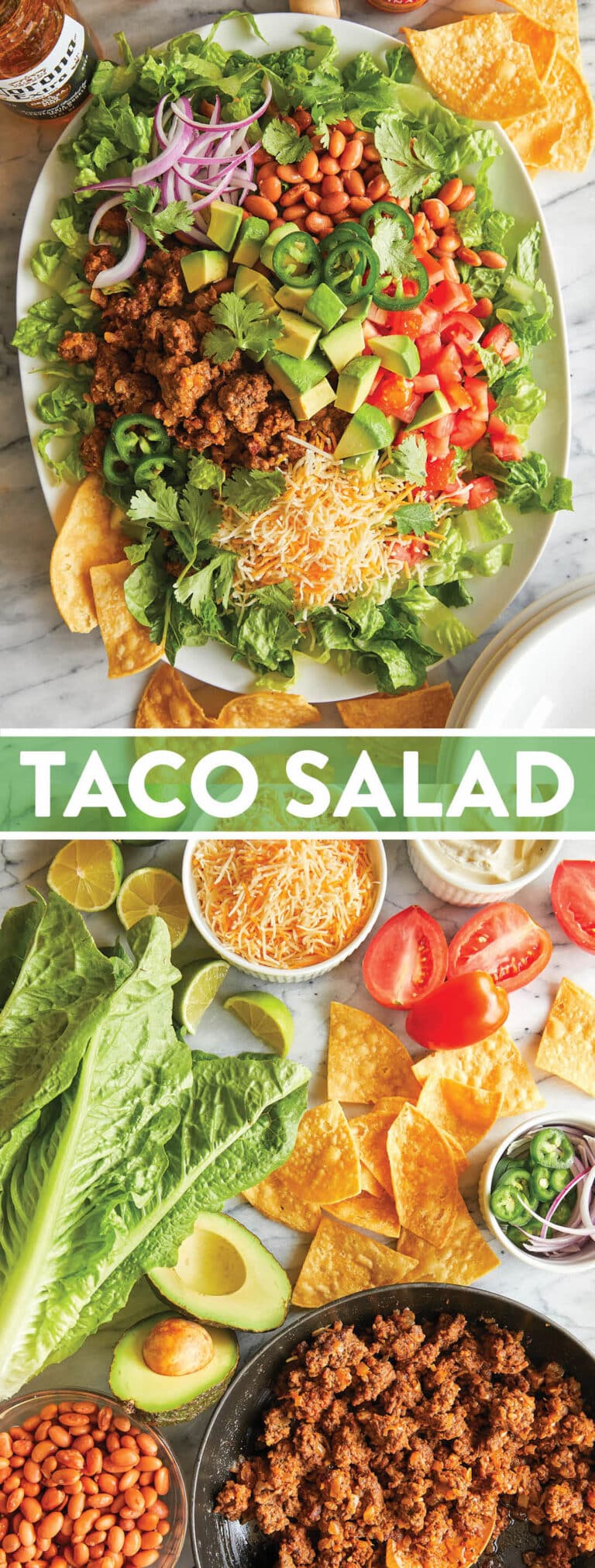 Easy Taco Salad (Quick, Healthy & Flavorful)