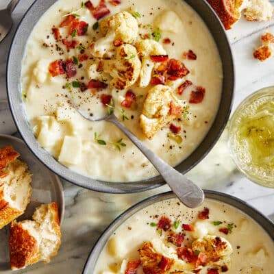 Cauliflower Chowder - Damn Delicious