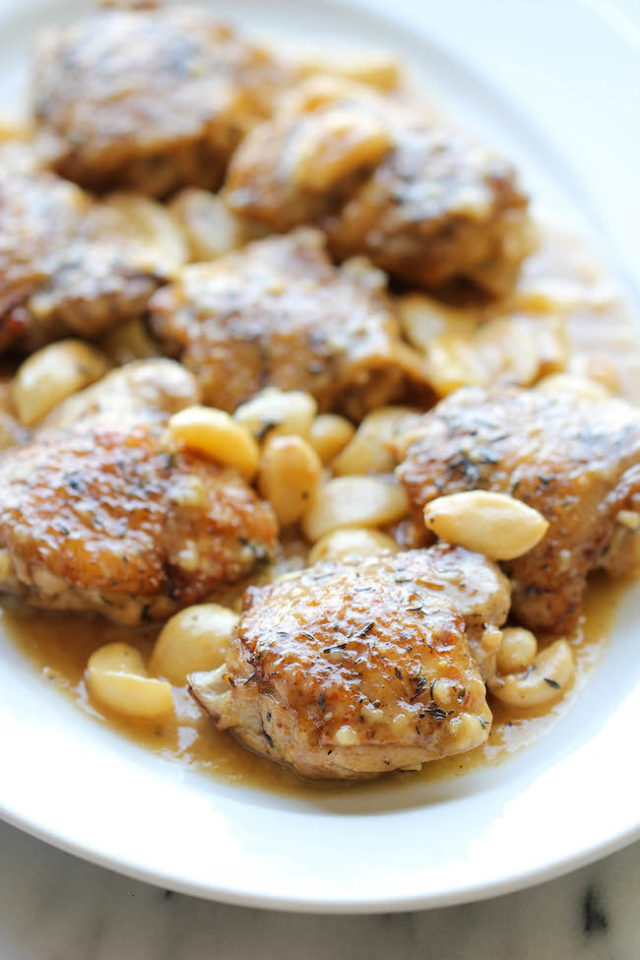 Chicken with 40 Cloves of Garlic - Damn Delicious