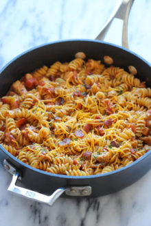 One Pot BBQ Chicken Pasta - Damn Delicious