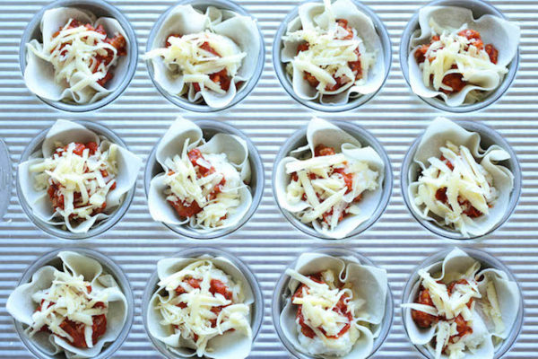 Mini Lasagna Cups - Damn Delicious