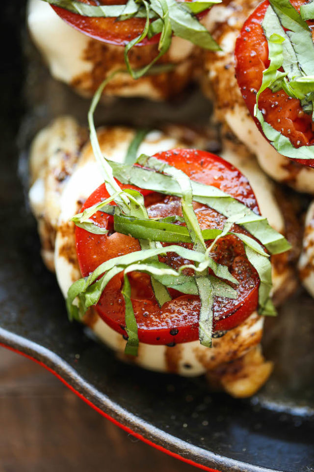 Baked Caprese Chicken - Damn Delicious