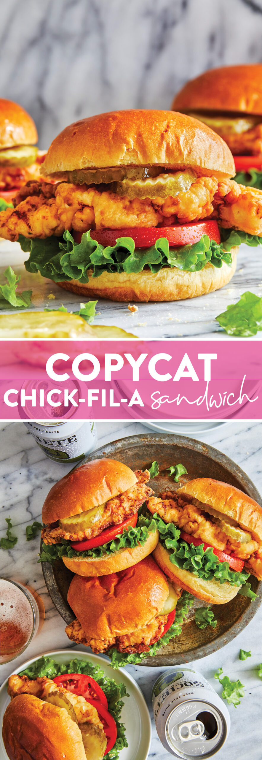 Copycat Chick-fil-A Sandwich - Damn Delicious