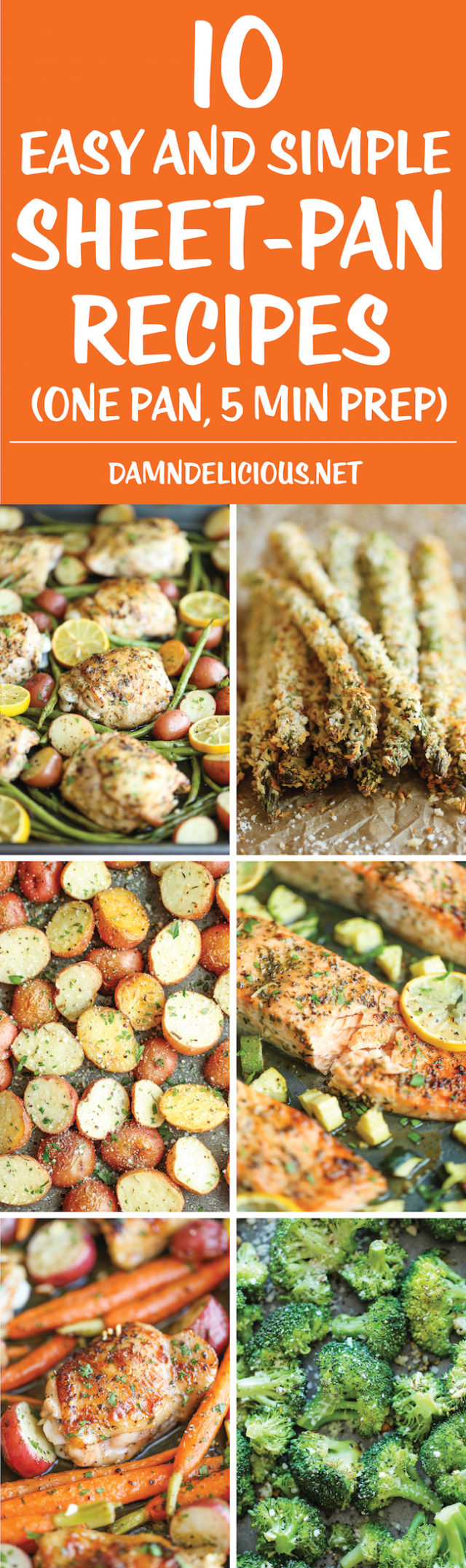 10 Easy and Simple Sheet-Pan Recipes - Damn Delicious