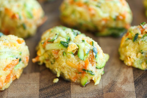 Zucchini Tots - Damn Delicious