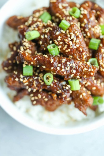 Crispy Sesame Beef - Damn Delicious