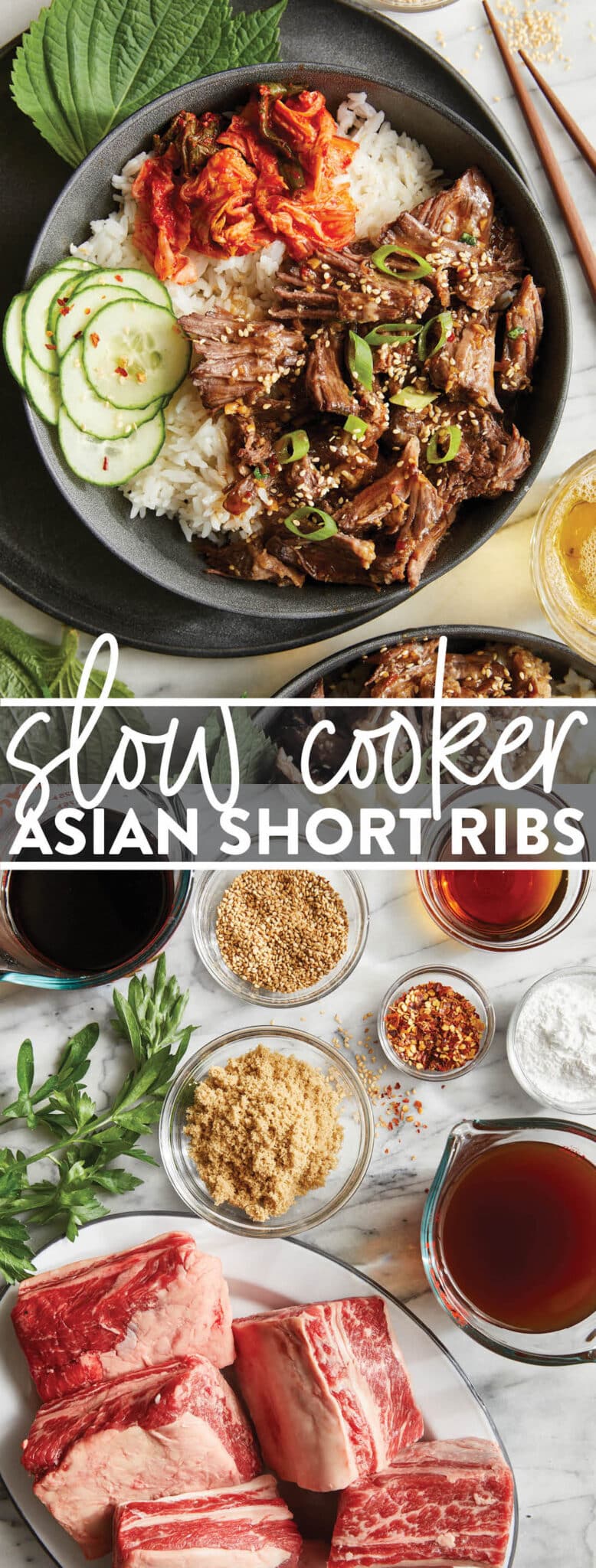 Slow Cooker Asian Short Ribs - Damn Delicious