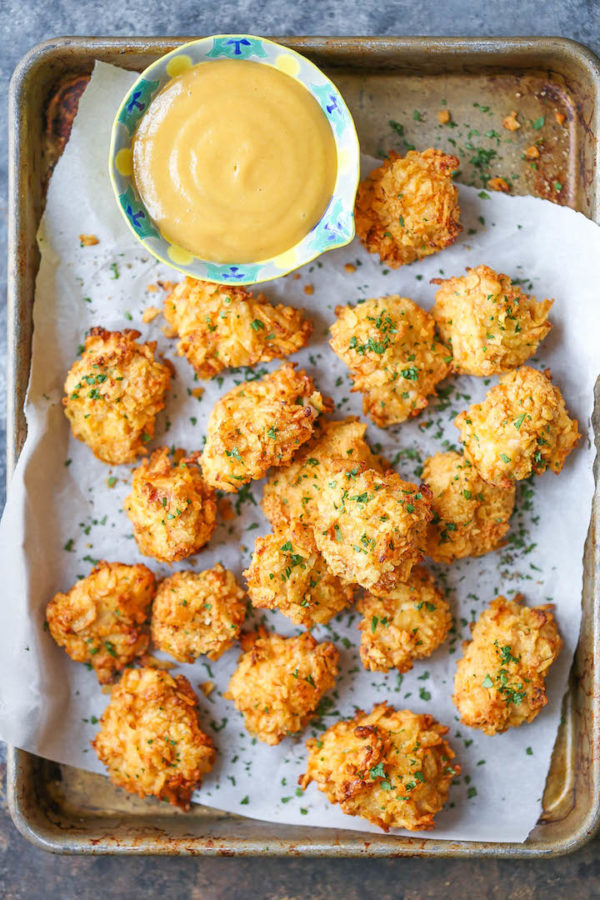 Baked Popcorn Chicken - Damn Delicious