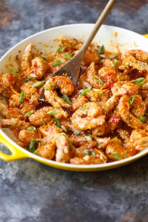 Honey Orange Firecracker Shrimp - Damn Delicious