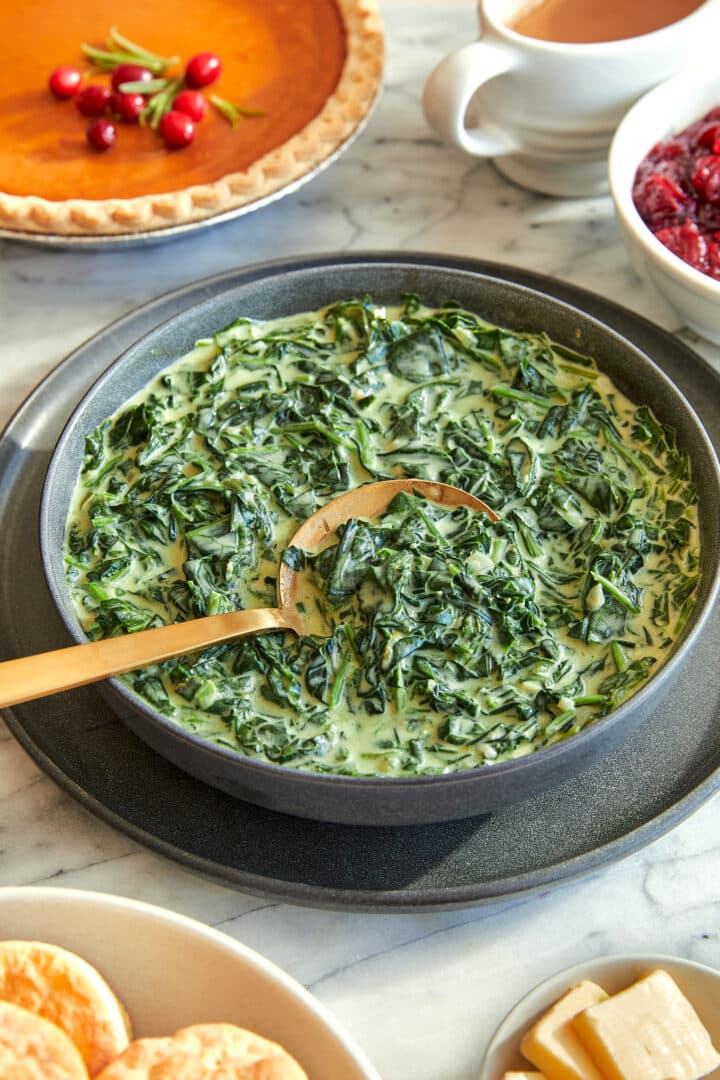Easy Creamed Spinach - Damn Delicious