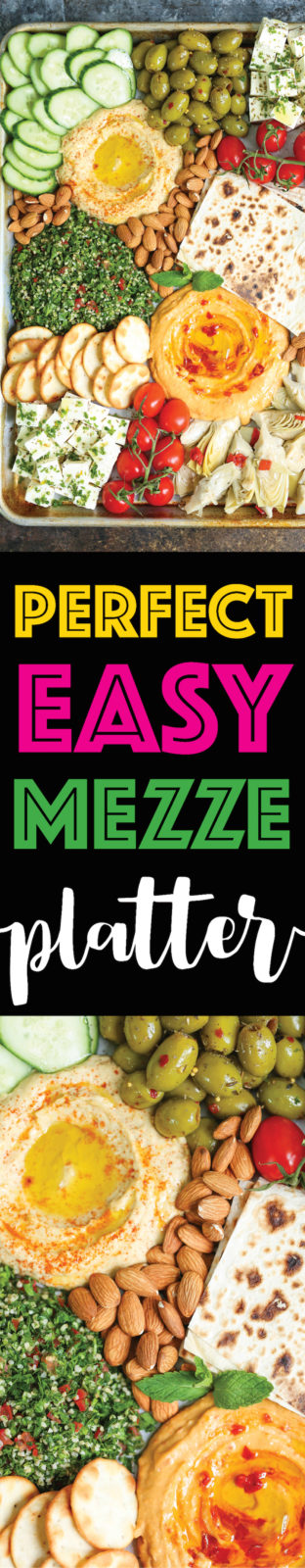 The Perfect Easy Mezze Platter - Damn Delicious