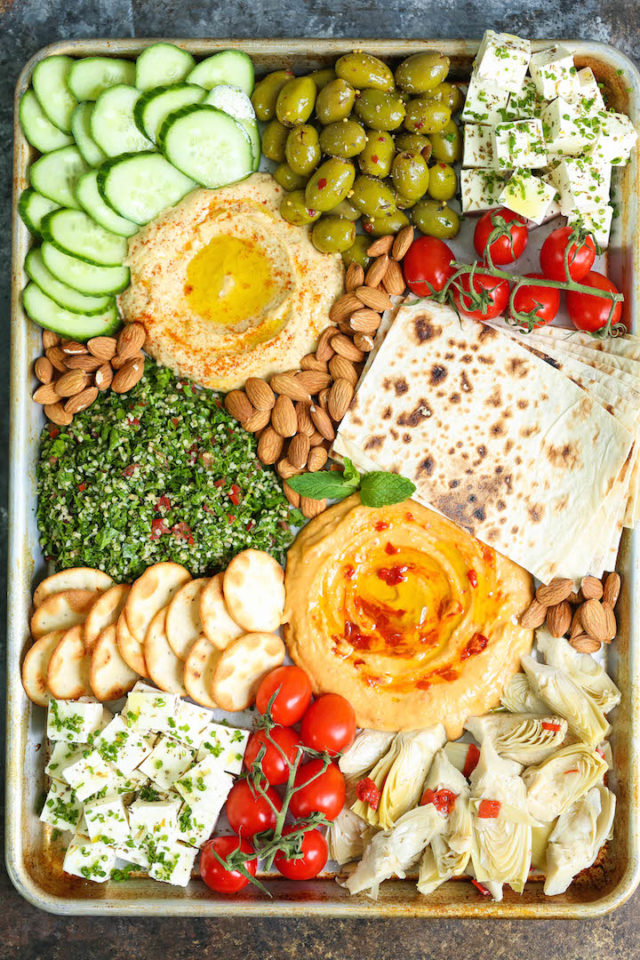 The Perfect Easy Mezze Platter - Damn Delicious
