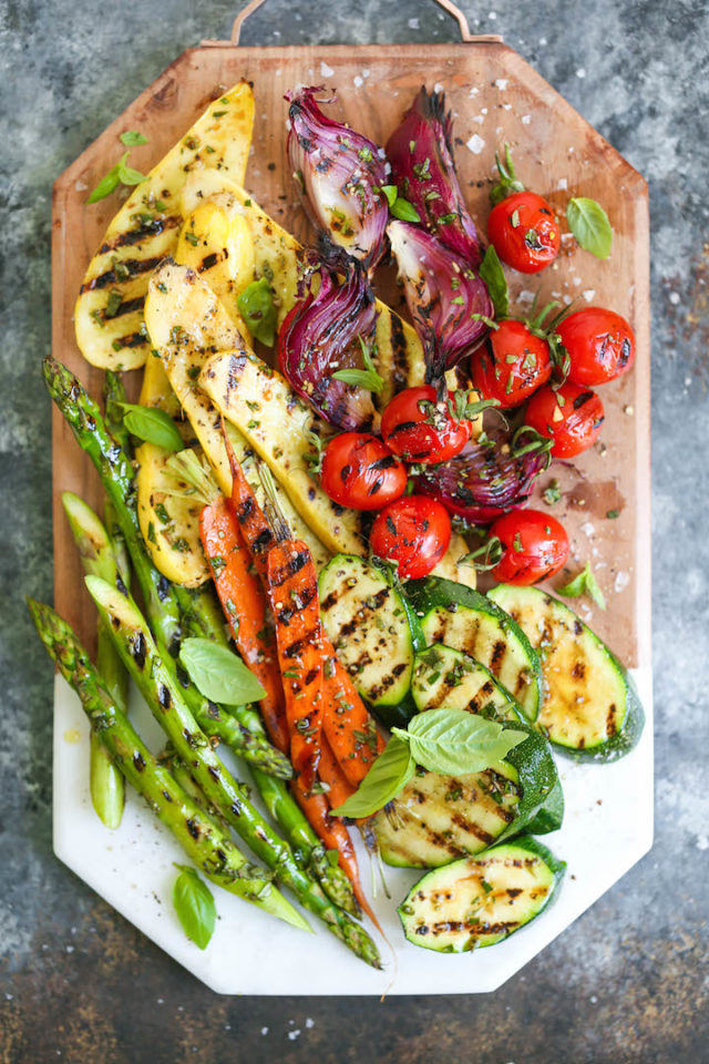 Grilled Vegetable Platter - Damn Delicious