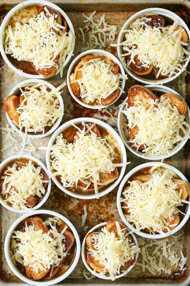 Slow Cooker French Onion Soup - Damn Delicious
