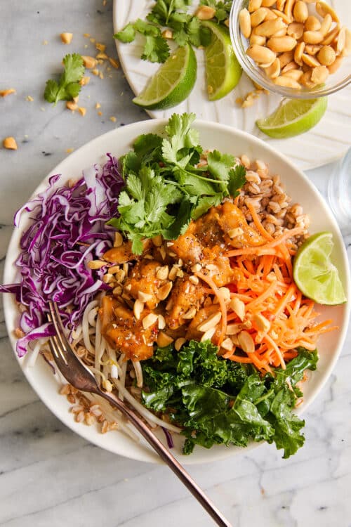 Thai Chicken Buddha Bowls - Damn Delicious