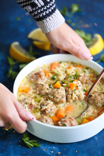 Chicken Meatball Noodle Soup Recipe Damn Delicious chicken-meatball-noodle-soup-recipe-damn-delicious