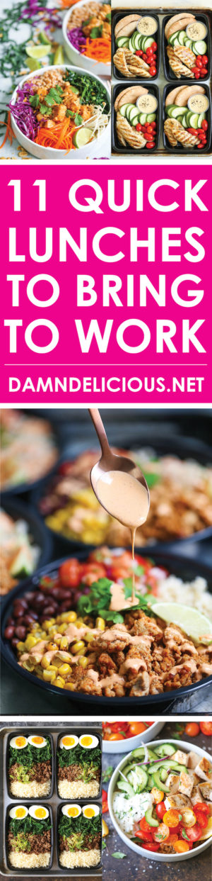 11 Quick Lunches to Bring to Work - Damn Delicious