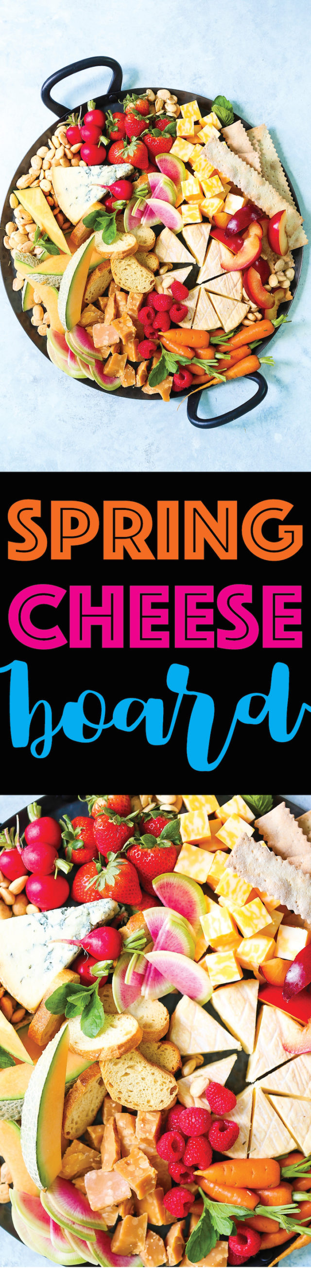 Spring Cheese Board - Damn Delicious