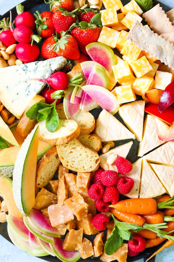 Spring Cheese Board - Damn Delicious