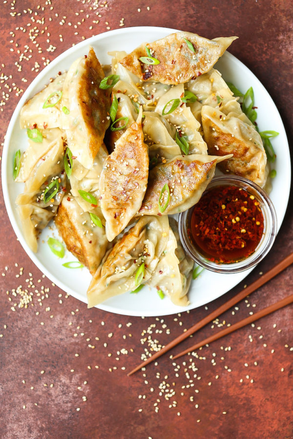 Vegetable Potstickers - Damn Delicious