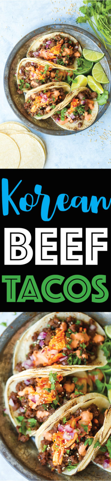 Korean Beef Tacos - Damn Delicious