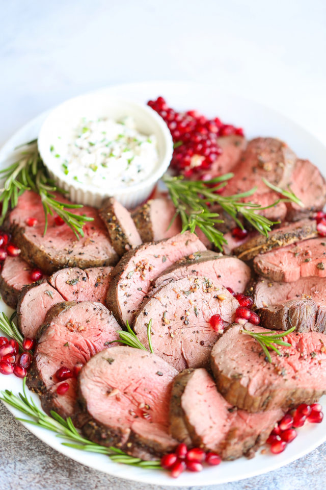 Best Beef Tenderloin with Creamy Mustard Sauce - Damn Delicious
