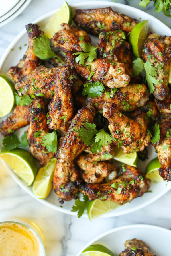 Cilantro Lime Chicken Wings Recipe - Damn Delicious