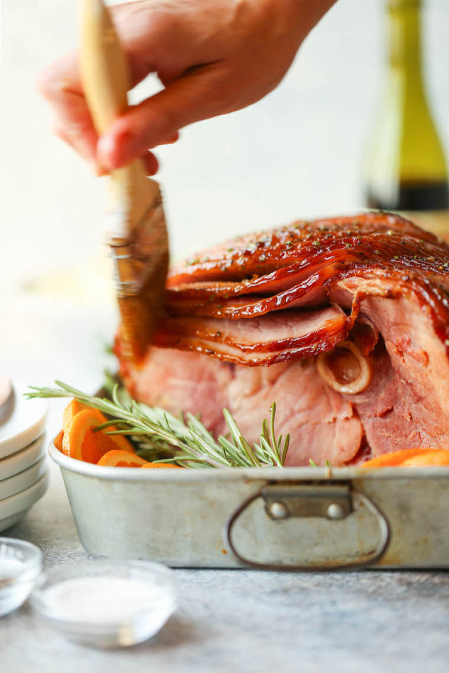 Maple Glazed Ham | Damn Delicious