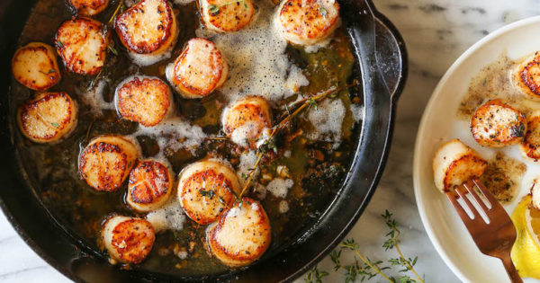 Brown Butter Scallops - Damn Delicious