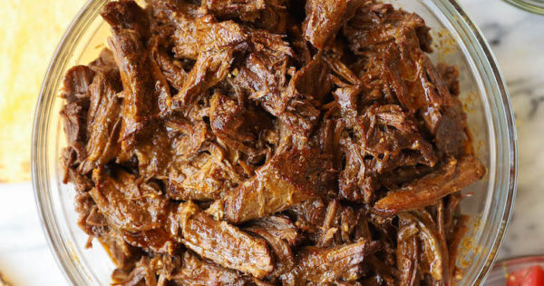 Slow Cooker Beef Barbacoa - Damn Delicious