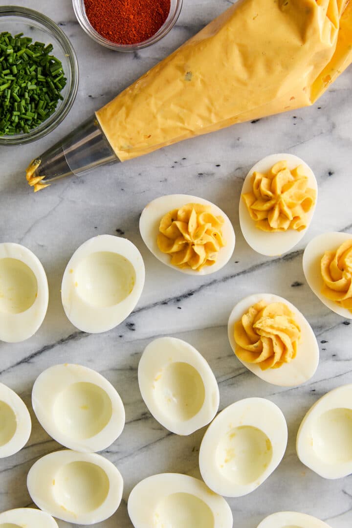 The Best Classic Deviled Eggs - Damn Delicious