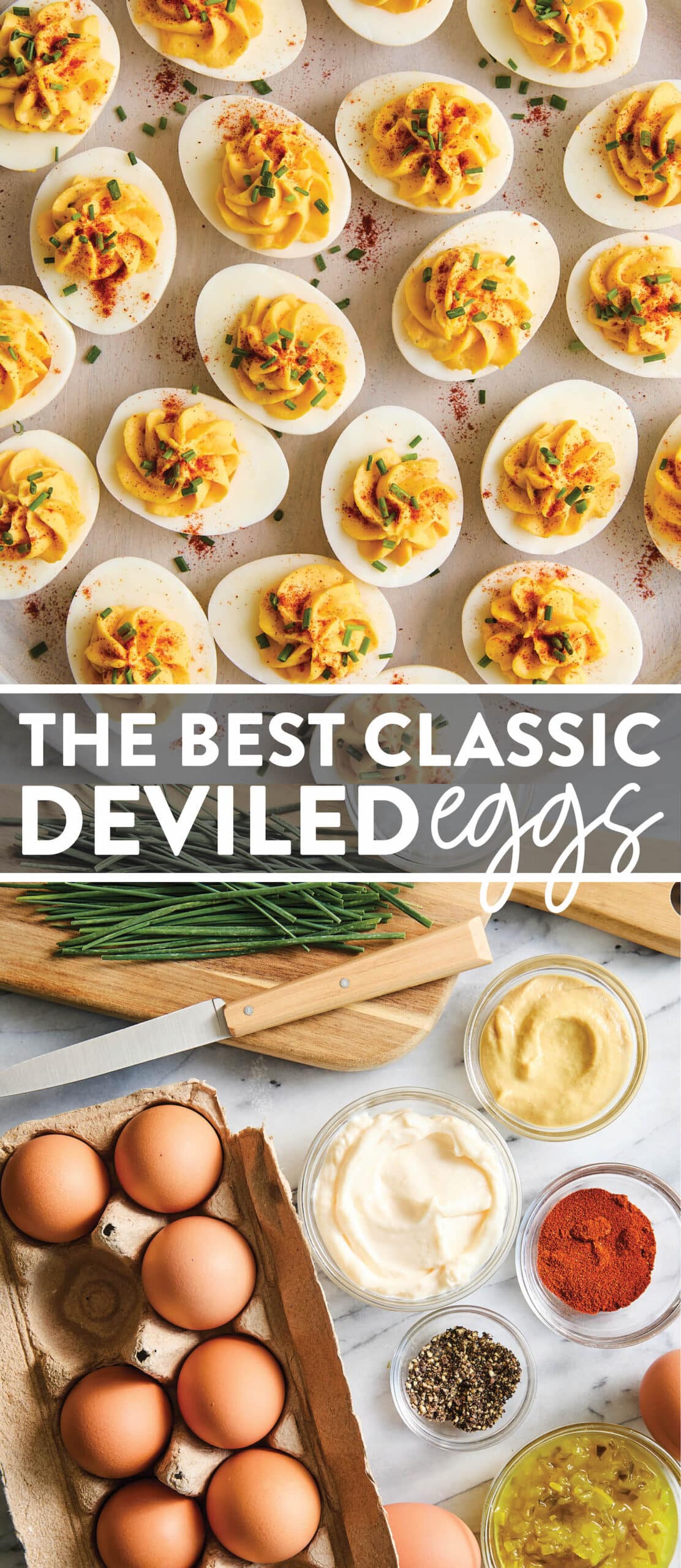 The Best Classic Deviled Eggs - Damn Delicious