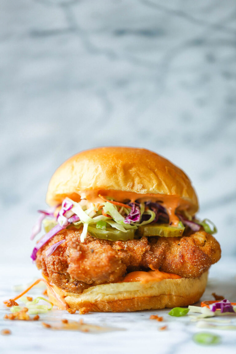 Fried Chicken Sandwiches - Damn Delicious
