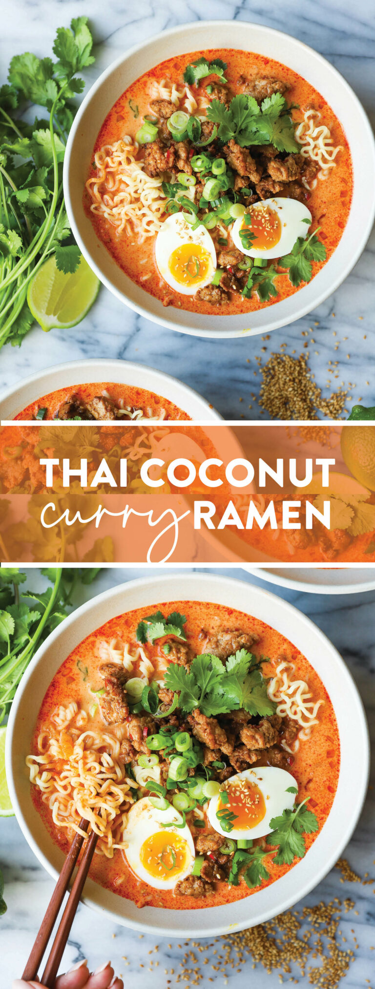 Thai Coconut Curry Ramen - Damn Delicious