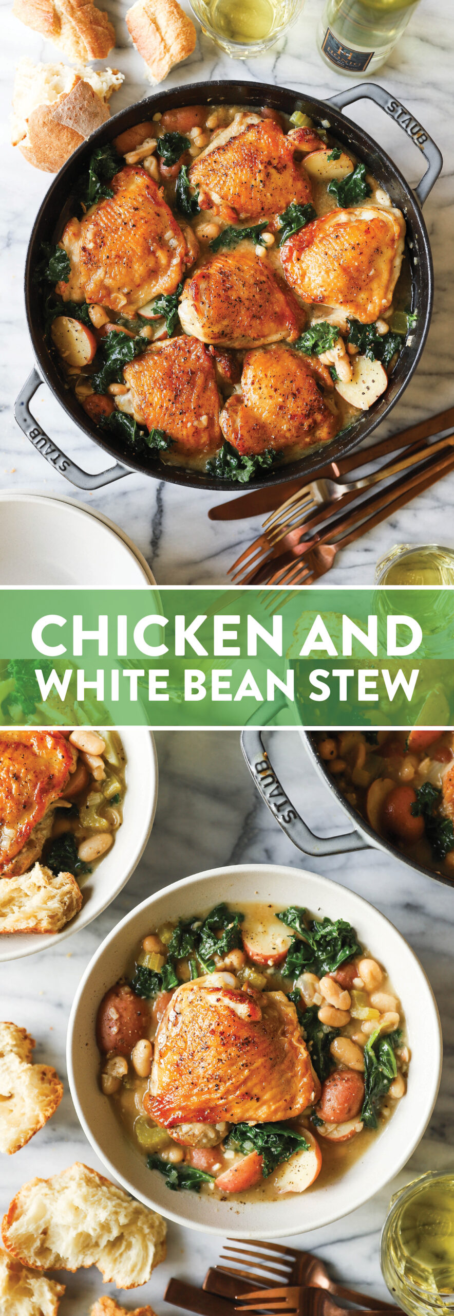 Chicken and White Bean Stew - Damn Delicious