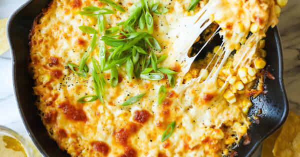 Korean Cheese Corn - Damn Delicious