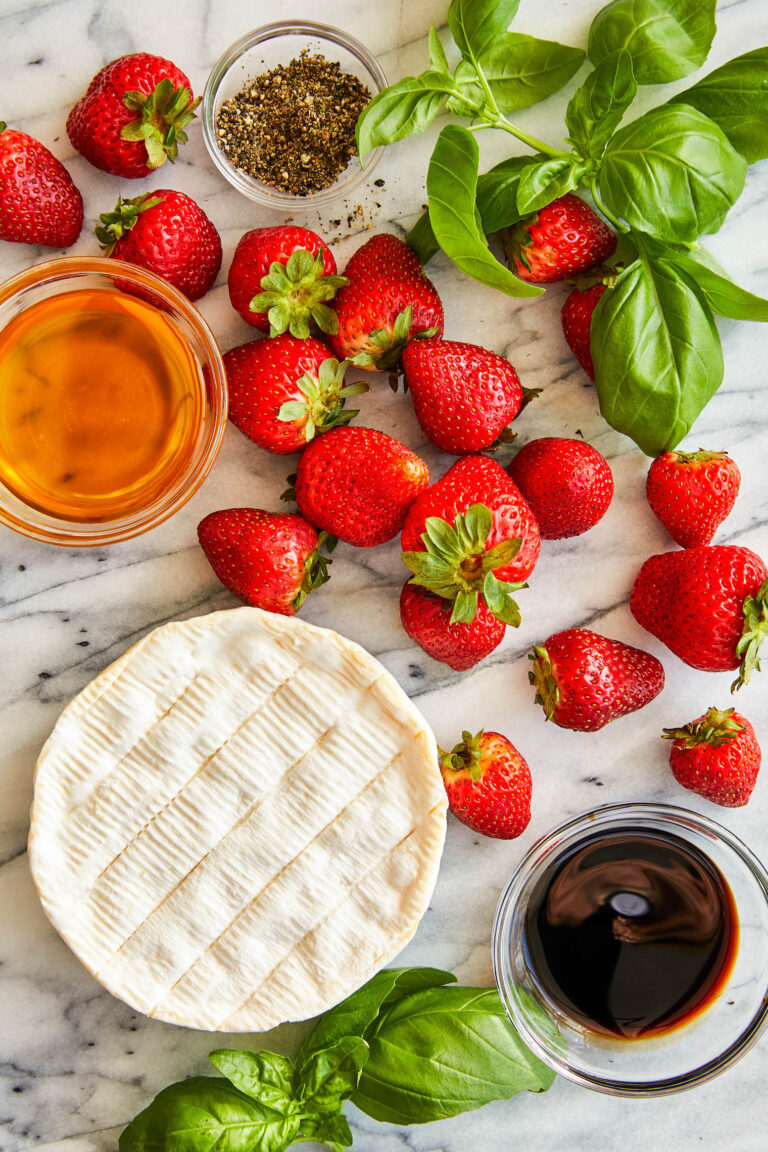 Strawberry Baked Brie Damn Delicious