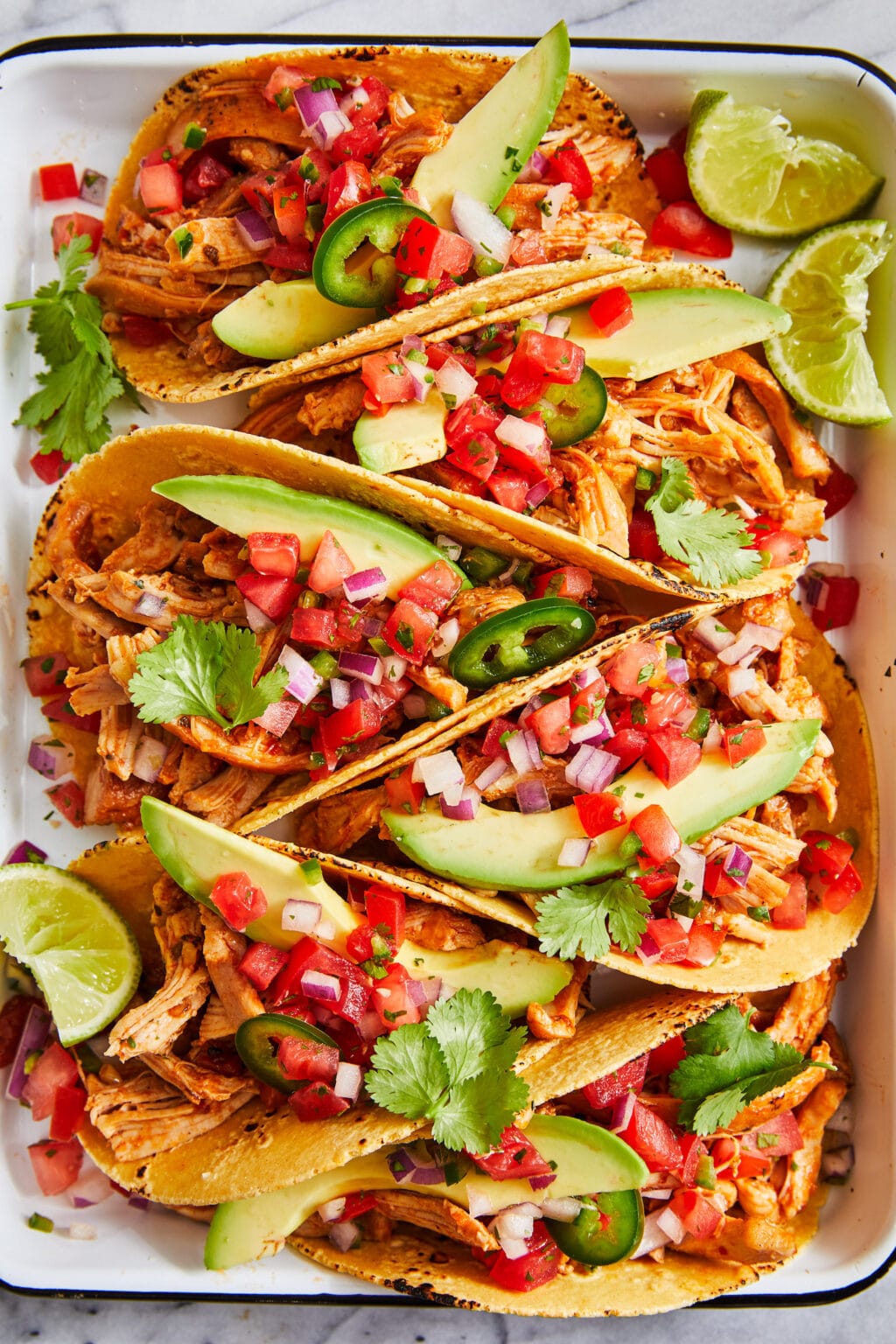 Chicken Tacos Instant Pot Recipe By Damn Delicious