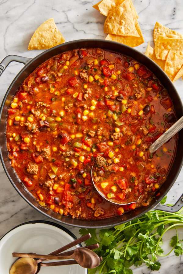 Easy Taco Soup - Damn Delicious