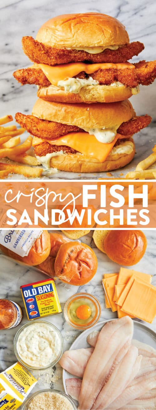 Crispy Fried Fish Sandwich Recipe By Damn Delicious