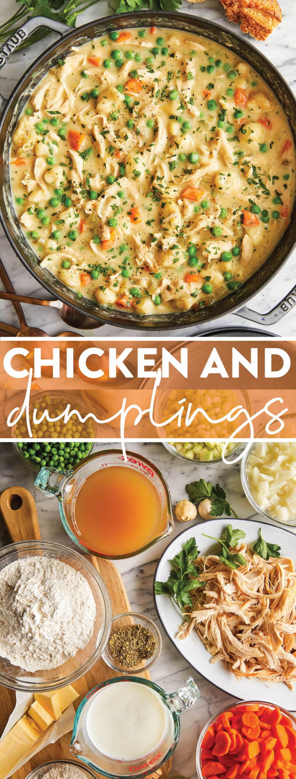 Chicken and Dumplings - Damn Delicious