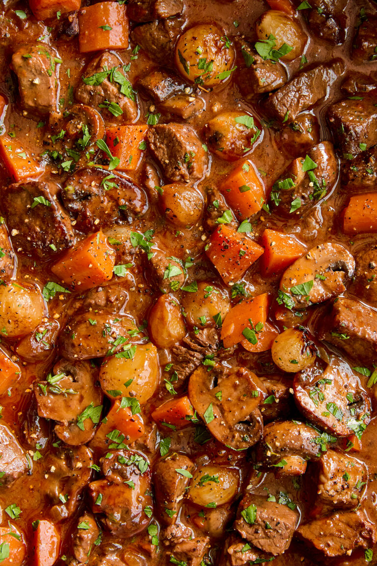 Easy Beef Bourguignon - Damn Delicious